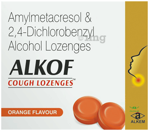 Buy Alkof Cough Lozenges Orange Online: View Uses, Side Effects, Price ...