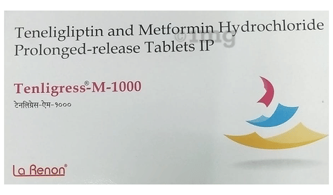 Buy Tenligress-M 1000mg/20mg Tablet Online: View Uses, Side Effects ...