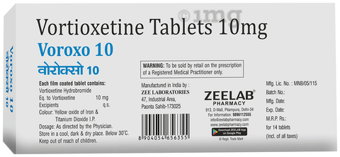 Buy Voroxo 10 Tablet Online: View Uses, Side Effects, Price ...