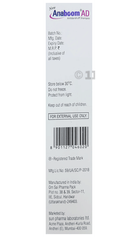 Buy New Anaboom AD Antidandruff Shampoo Online: View Uses, Side Effects ...