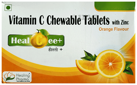Healing Pharma Healcee Plus Tablet Orange: Buy strip of 20.0 tablets at ...