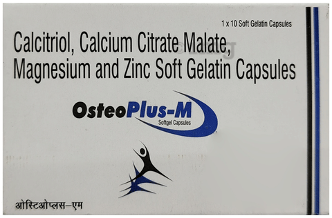 Buy OsteoPlus-M Soft Gelatin Capsule Online: View Uses, Side Effects ...