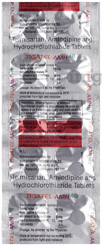 Buy Tigatel AMH 40mg/5mg/12.5mg Tablet Online: View Uses, Side Effects ...