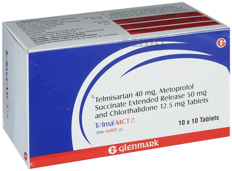 Buy Telma-MCT 50/12.5 Tablet ER Online: View Uses, Side Effects, Price ...