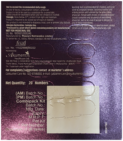 Thickify AM PM Nutraceutical Tablet for Adults: Buy Kit of 20.0 tablets ...