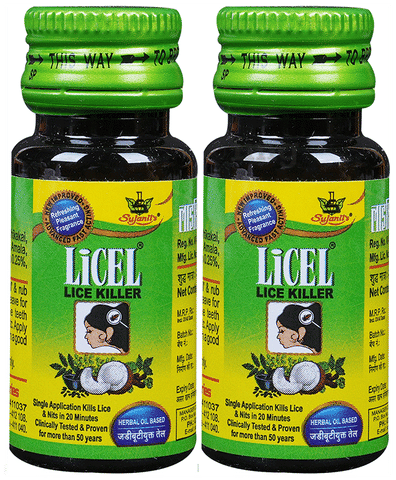 Licel Lice Killer Oil (20ml Each): Buy combo pack of 2.0 bottles at ...