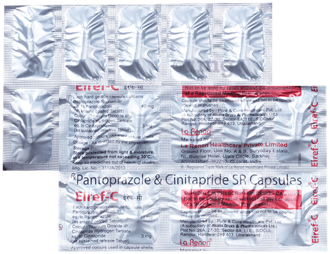 Buy Eiref C 3mg/40mg Capsule SR Online: View Uses, Side Effects, Price ...