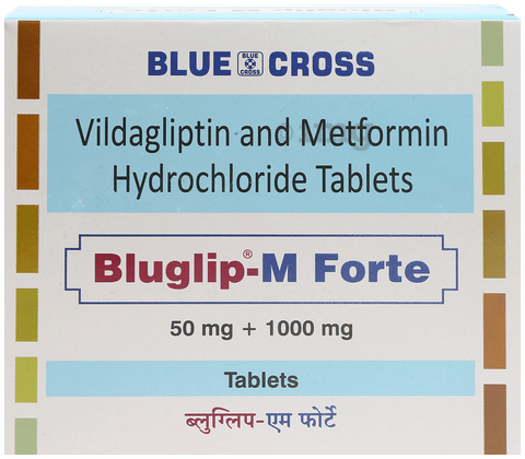 Buy Bluglip M Forte 1000mg/50mg Tablet Online: View Uses, Side Effects ...