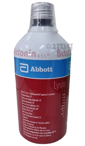 Buy Betonin AST Syrup Sugar Free Online: View Uses, Side Effects, Price ...