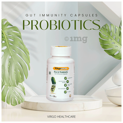 Virgo Healthcare Prebiotic & Probiotic Vegicap: Buy bottle of 30.0 ...