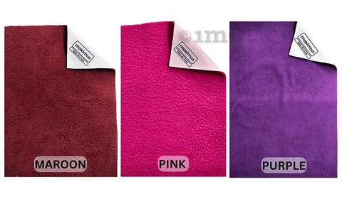 Maximus Baby Dry Sheet Pink Purple Maroon Small: Buy combo pack of 3.0 ...