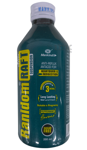 Buy Ranidom Raft Syrup Peppermint Sugar Free Online: View Uses, Side ...