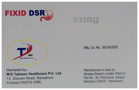 Buy Fixid DSR Capsule Online: View Uses, Side Effects, Price ...