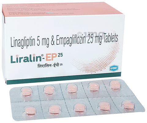 Buy Liralin-EP 25 Tablet Online: View Uses, Side Effects, Price ...