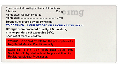 Buy Bilafav M ODT 20/10 Tablet Online: View Uses, Side Effects, Price ...