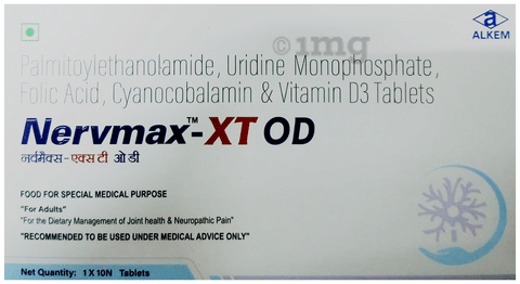 Nervmax-XT OD Tablet: Buy strip of 10.0 tablets at best price in India ...