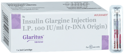 Glaritus Injection: View Uses, Side Effects, Price and Substitutes | 1mg