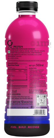 Aquatein Pro 21g Protein Water Strawberry No Added Sugar: Buy bottle of ...