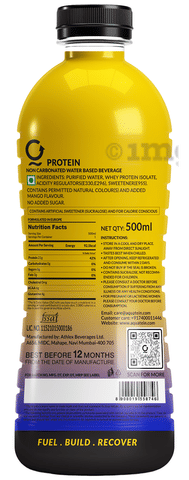 Aquatein Pro 21g Protein Water Mango No Added Sugar: Buy bottle of 500. ...