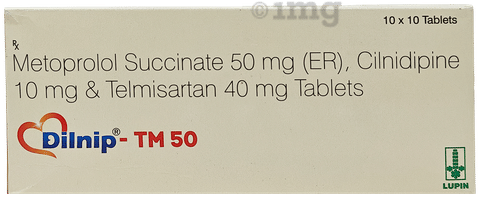 Buy Dilnip TM 10mg/50mg/40mg Tablet ER Online: View Uses, Side Effects ...