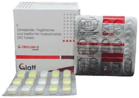 Buy G-Triglim 2 Tablet SR Online: View Uses, Side Effects, Price ...
