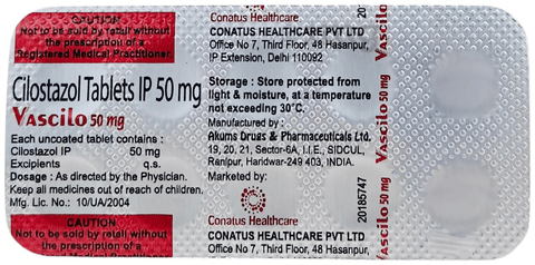 Buy VaSCILO 50mg Tablet Online: View Uses, Side Effects, Price ...