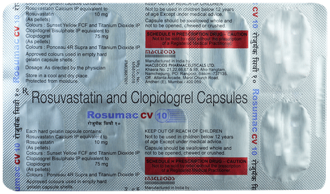 Buy Rosumac CV 10 Capsule Online: View Uses, Side Effects, Price ...
