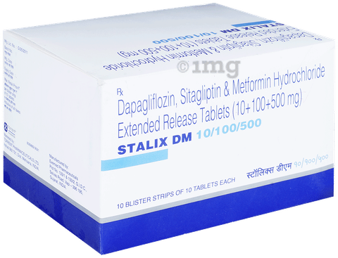 Buy Stalix DM 10+500+100 Tablet ER Online: View Uses, Side Effects ...