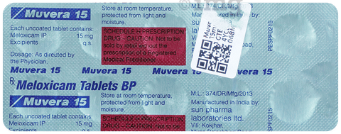 Buy Muvera 15mg Tablet Online: View Uses, Side Effects, Price ...