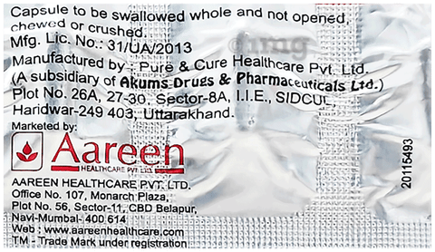 Buy Arorab HD 30mg/40mg Capsule SR Online: View Uses, Side Effects ...