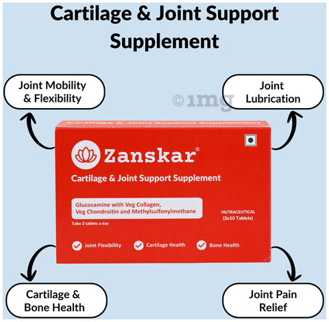 Zanskar Cartilage & Joint Support Supplement (30 Each): Buy Pack of 1.0 ...