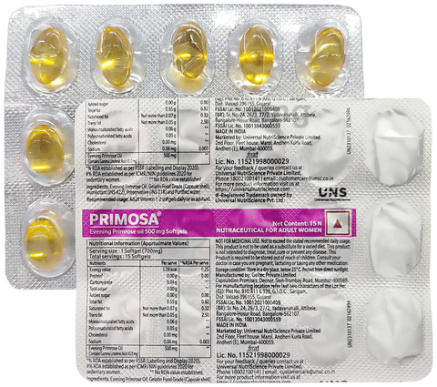 evening primrose tablet