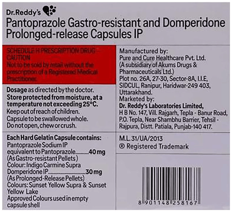Buy Zovanta D 30mg/40mg Capsule Online: View Uses, Side Effects, Price ...