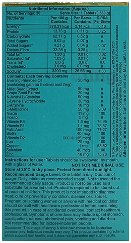 Hairbless Diva Tablet for Women: Buy bottle of 30.0 tablets at best ...
