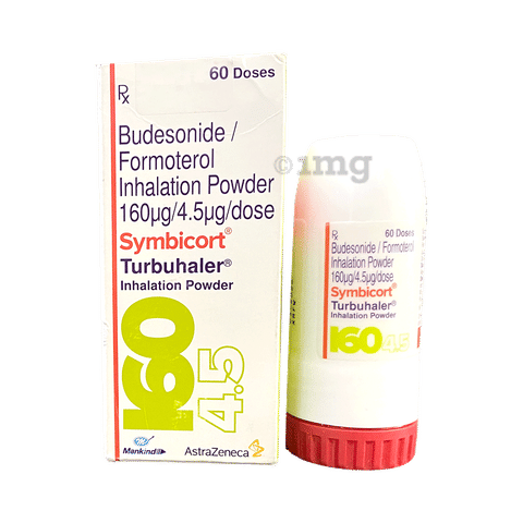 Symbicort Turbuhaler 16045 Mcgdose Symbicort Turbuhaler 160/4.5mcg 60