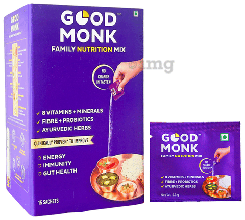 Good Monk Family Nutrition Mix | Clinically Proven to improve Energy ...