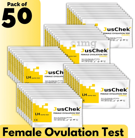 JusChek+ Ovulation Detection Kit to Identify Fertility Days for ...