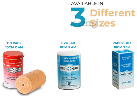 Medigrip Elastic Adhesive Bandage BP with Fast Edges: Buy box of 2.0 ...