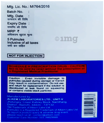 Buy Iprasure Pulmules (2.5 ml Each) Online: View Uses, Side Effects ...