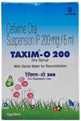 Buy Taxim O 200mg Dry Syrup Online: View Uses, Side Effects, Price ...