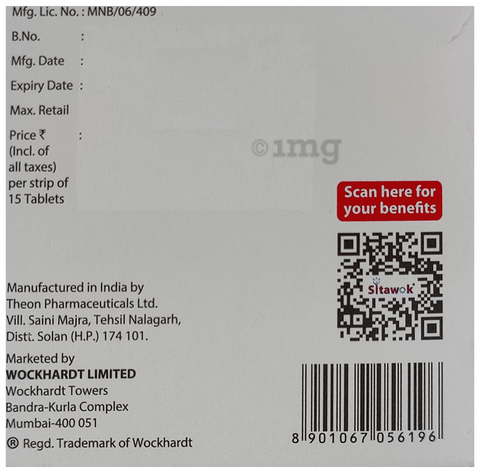 Buy Sitawok M XR 500 Tablet Online: View Uses, Side Effects, Price ...