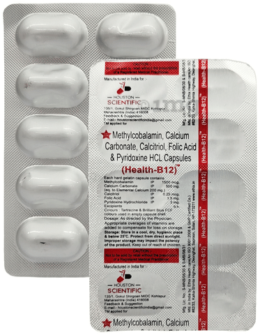 Buy Health-B12 Capsule Online: View Uses, Side Effects, Price ...