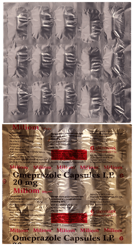 Buy Miliom 20mg Capsule Online: View Uses, Side Effects, Price ...