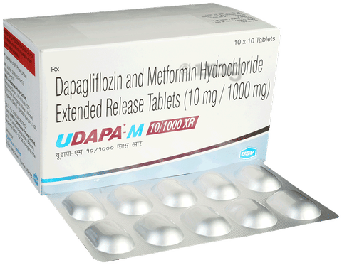 Buy Udapa M 10/1000 XR Tablet Online: View Uses, Side Effects, Price ...