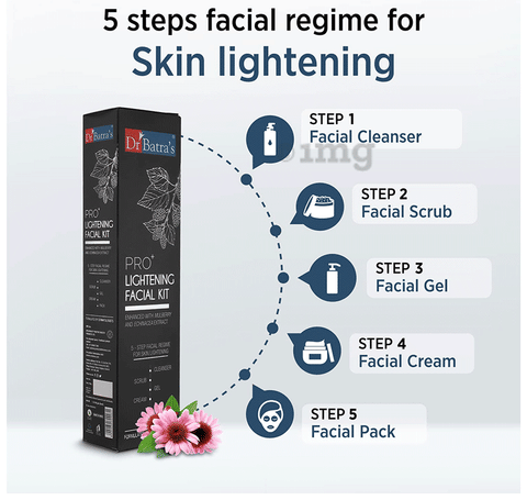 Dr Batra's Pro+ Facial Kit Lightening: Buy box of 1.0 Kit at best price ...