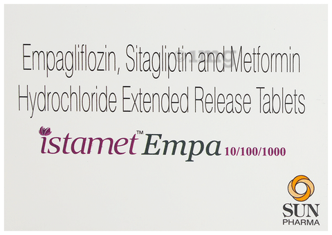 Buy Istamet Empa 10/100/1000 Tablet ER Online: View Uses, Side Effects ...