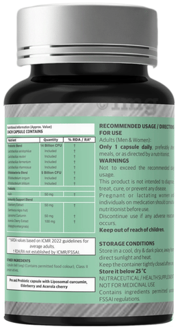 Zeniqua Gut Shield Capsule: Buy bottle of 60.0 capsules at best price ...