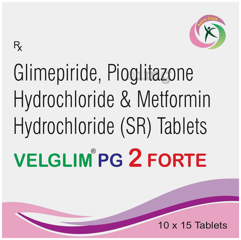 Buy Velglim PG 2 Forte Tablet SR Online: View Uses, Side Effects, Price ...