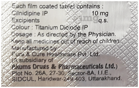 Buy Cilvas 10 Tablet Online: View Uses, Side Effects, Price ...