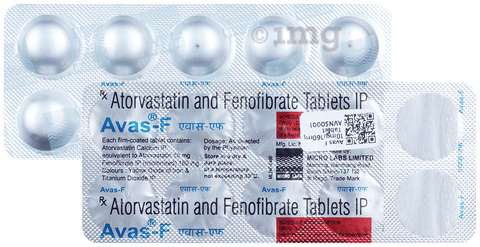 Buy Avas F 10mg/160mg Tablet Online: View Uses, Side Effects, Price ...